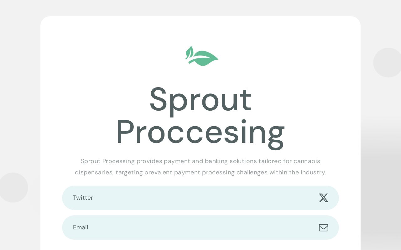 Sprout Processing